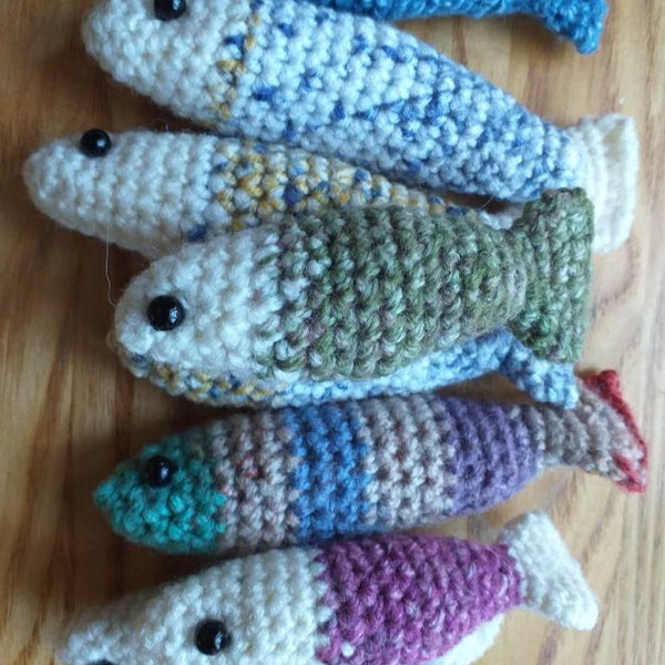 Fish Crochet Pattern, Fish Amigurumi Keychain Pattern, Animal Toy ...