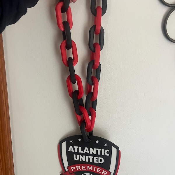 9 Custom Fan Chain Giant Logo Necklace Sports Homerun Turnover Jumbo ...