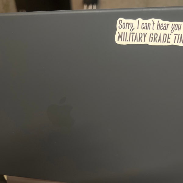 Military Grade Tinnitus Sticker - Funny Military | Military Sarcasm ...