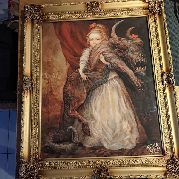 The Favorite (print) - Little Girl - Monster - Pet - Meme - Child ...