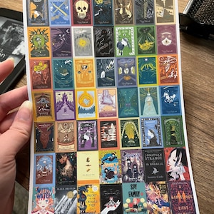 Custom Book Cover Stickers different Sizes Available - Etsy