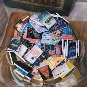 CUSTOM MINI COMIC Book Box: Mini Book Cube, Book Gift, Book Trinket ...