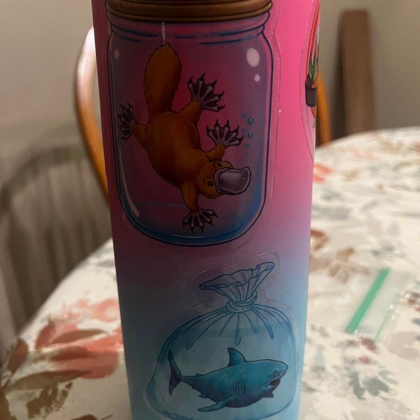 GREEN TREE PYTHON Sticker Pack Cute Snake Stickers: Clear, Holo, Vinyl ...