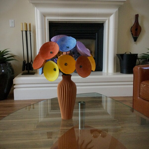 Paper Mache 3D Wall Art Panel, Wall Decoration, Paper Mâché Abstract ...