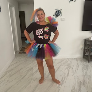 Cute Adult Size 80's Theme Tutu Set - Etsy