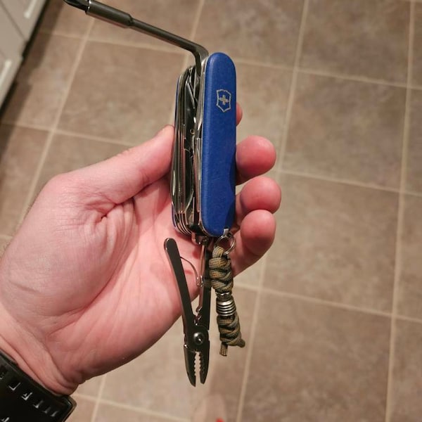 Custom Modified (SAK) Victorinox (genuine)58mm Scales With Clip ...
