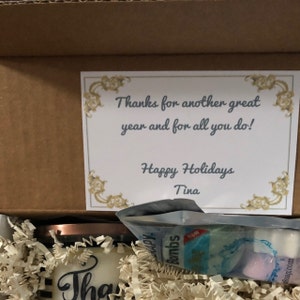 Custom Thank You Gift Box, Gift Ideas, Appreciation Gift, Thank You ...