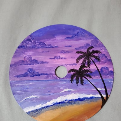 Hand Painted CD Decor can Be Customized - Etsy