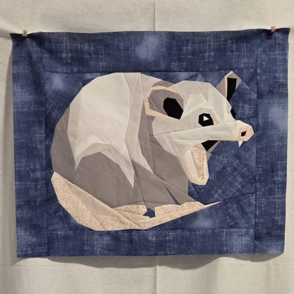 Screaming Possum | FPP Quilt Pattern | Instant PDF Download ...