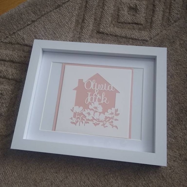 Personalised New Home Names Card, Couple Card, House Warming Card ...