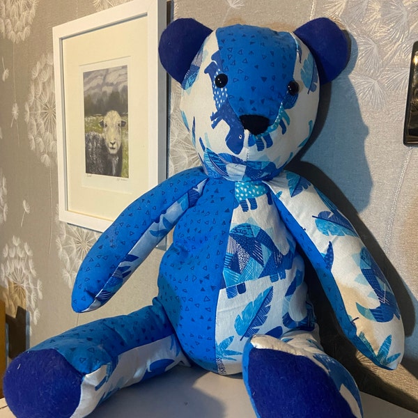 Simplicity A2115 Pattern Memory Bear Pattern Plush Sewing Pattern Memorial Bear Teddy Bear ...