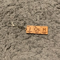 Custom Periodic Table Element Name Key Chain Backpack Clip . Custom ...