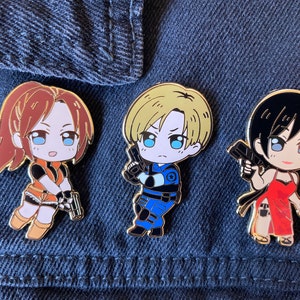 RE Leon Kennedy Hard Enamel Pin - Etsy