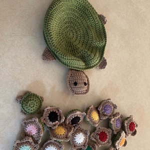 Crochet Turtle Memory Game - Etsy