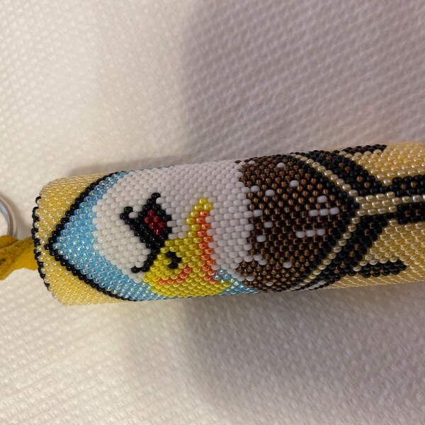 Tweety Bird Hand Beaded Keychain. Specialty Designer Hand Beaded Tweety ...