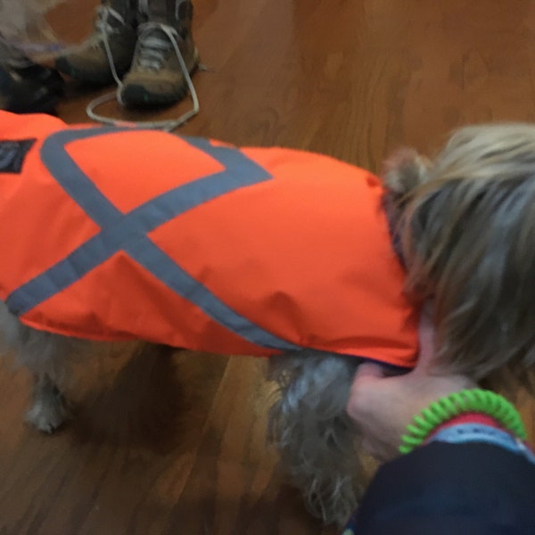 High Visibility Jacket - Hi Viz Dog Coat - Hi Vis Dog Coa - Reflective ...