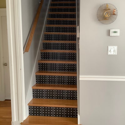 Stair Riser Stickers Removable Stair Riser Tile Decals Mini Cross Pack ...