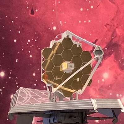 James Webb Space Telescope Model Kit Laser Cut, Illustrated ...