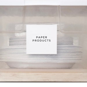 Clean-modern Laundry Room Essentials Labels Water and Oil Resistant ...