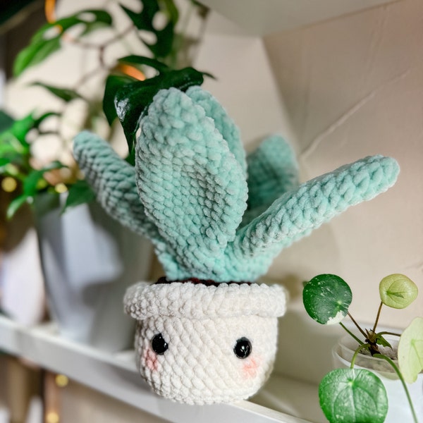 Potted Plant Friend PDF Crochet Pattern (crochet Plant, Amigurumi Plant ...