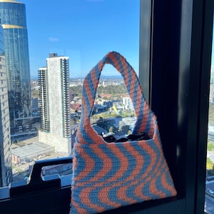 Wavy Psychedelic Tote Bag Crochet Pattern - Etsy