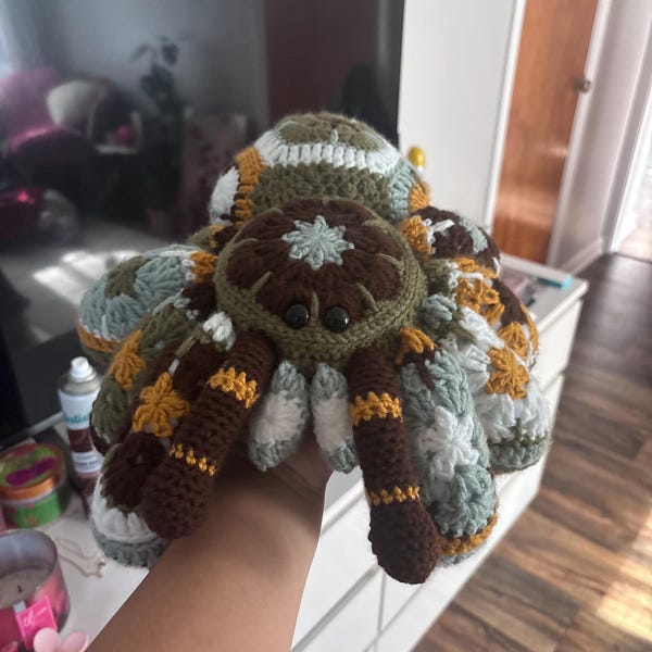 Crocheted Baby Tarantula - MADE TO ORDER - Crocheted Spider - Custom ...