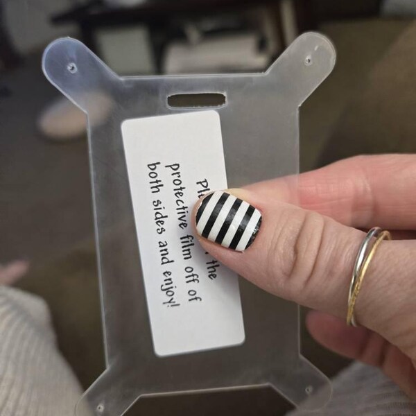 Personalized Badge Buddy, Badge Plaque, Custom Engraved Wording, Fits ...