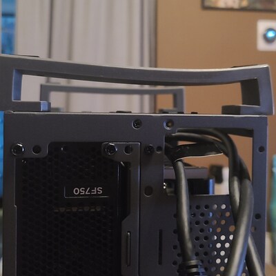 SSUPD Meshlicious Meshroom S Fan Bracket for GPU Exhaust 3D Printed 40 ...