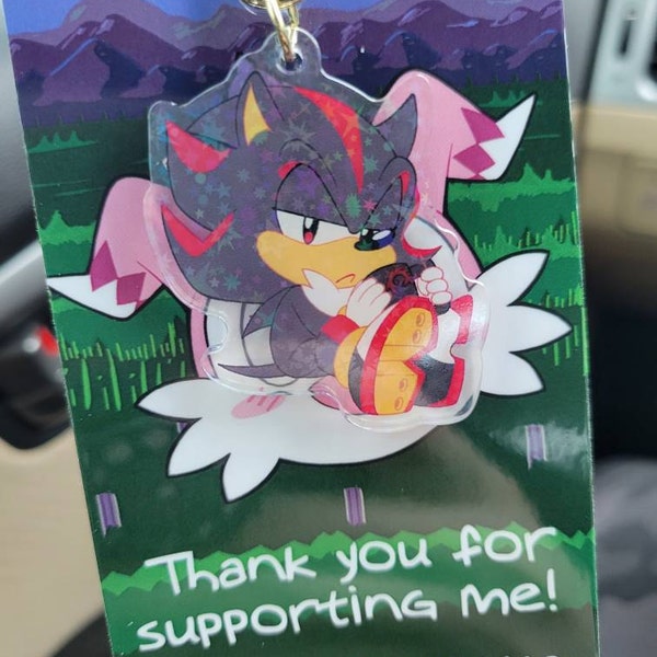 Cute Chibi Sonic Charms - Favorite Foods - Team Dark Keychains - Etsy