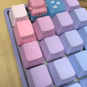 Metroid Gravity Suit/ Purple Keycap RGB MX Stem - Etsy