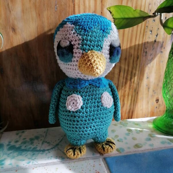 Crochet Pokemon Piplup - Pattern in PDF - Etsy