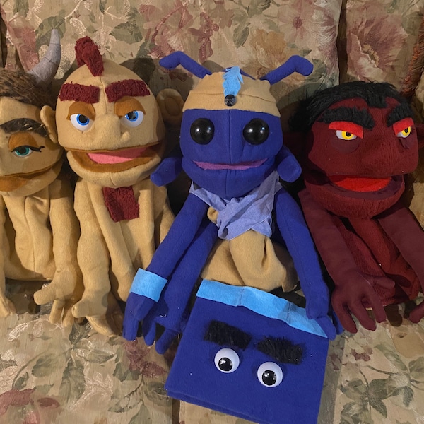 Half Body Round Head Puppet Pattern: Complete Foam Fleece Pattern PDF ...