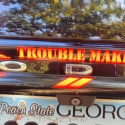 Dodge Durango Tail Light Racetrack Decal Center Overlay Fits 3rd Gen ...