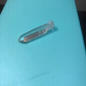 Silver Light Channel Lemurian Quartz Clear Single Point Crystal From ...