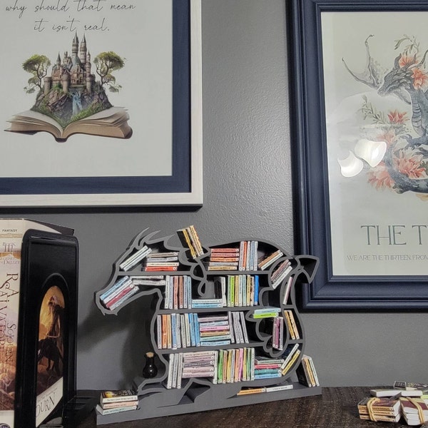 ASSEMBLED Book Nook| Acotar Inspired| Fantasy Books| Silver Flames| Bat ...