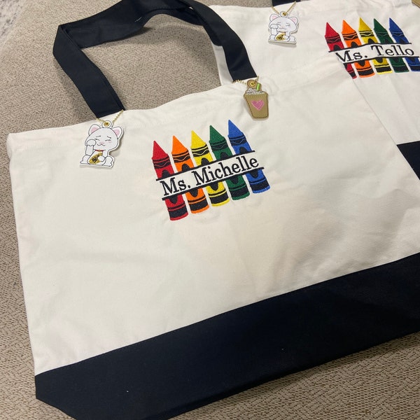 School Machine Embroidery Design, Crayons Embroidery Designs,name Drop ...