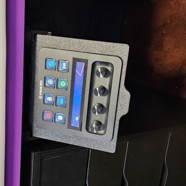 Stream Deck Plus Under Desk Mount for Elgato | Streamdeck Slide Out ...