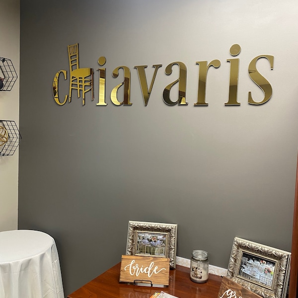 Custom Office Signs, Reception Sign, Business Logo, Custom Laser Cut ...