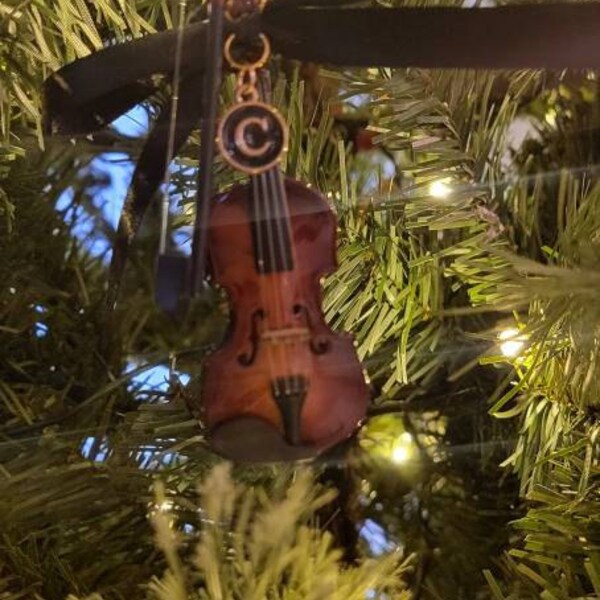 Custom Initial VIOLIN & VIOLA Keychain Charm Gift – Pink Bow - Etsy