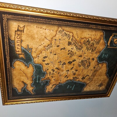 Fantasy Map of United States, USA Map - Etsy