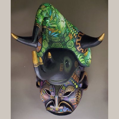 Boruca Art green Turtle - Etsy