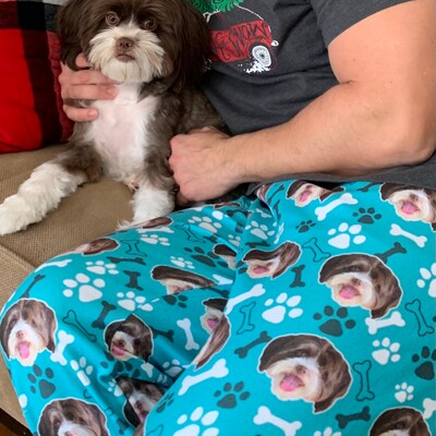 Dog Bones Photo Pants, Custom Photo Pajama Pants, Kids Face Pants,kids ...