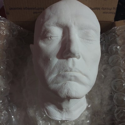 JOHNNY DEPP Made to Order Actor Plastic White Resin Life Mask - Etsy