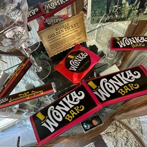 Willy Wonka Scrumdiddlyumptious Labels Wonka Candy Wrapper Willy Wonka ...