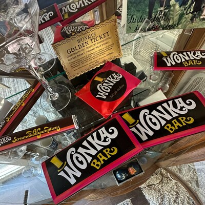 Wonka Bar Wrapper Template Wonka Bar Favor Willy Wonka Birthday Party ...