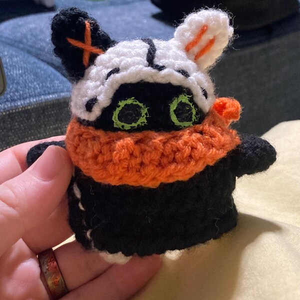 Momo Infinity Nikki Crochet Pattern Keychain Amigurumi Plushie Plush ...