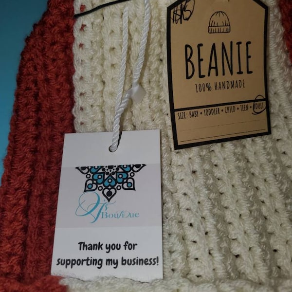 PRINTABLE Towel Holder Tags - Price Labels for Crocheted or Knit ...