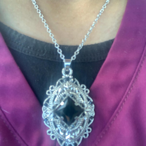 Emerald Green Crescent Moon Goddess Priestess Celtic Elven Elf Elvish ...