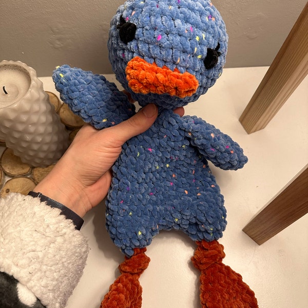 No-sew Ducky Mini Duck Snuggler Crochet PATTERN || Duck Amigurumi ...