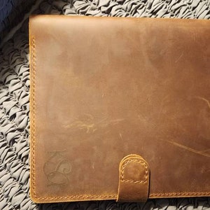 Distressed Leather Leuchtturm1917 Cover, A5 Notebook Cover, Portfolio ...